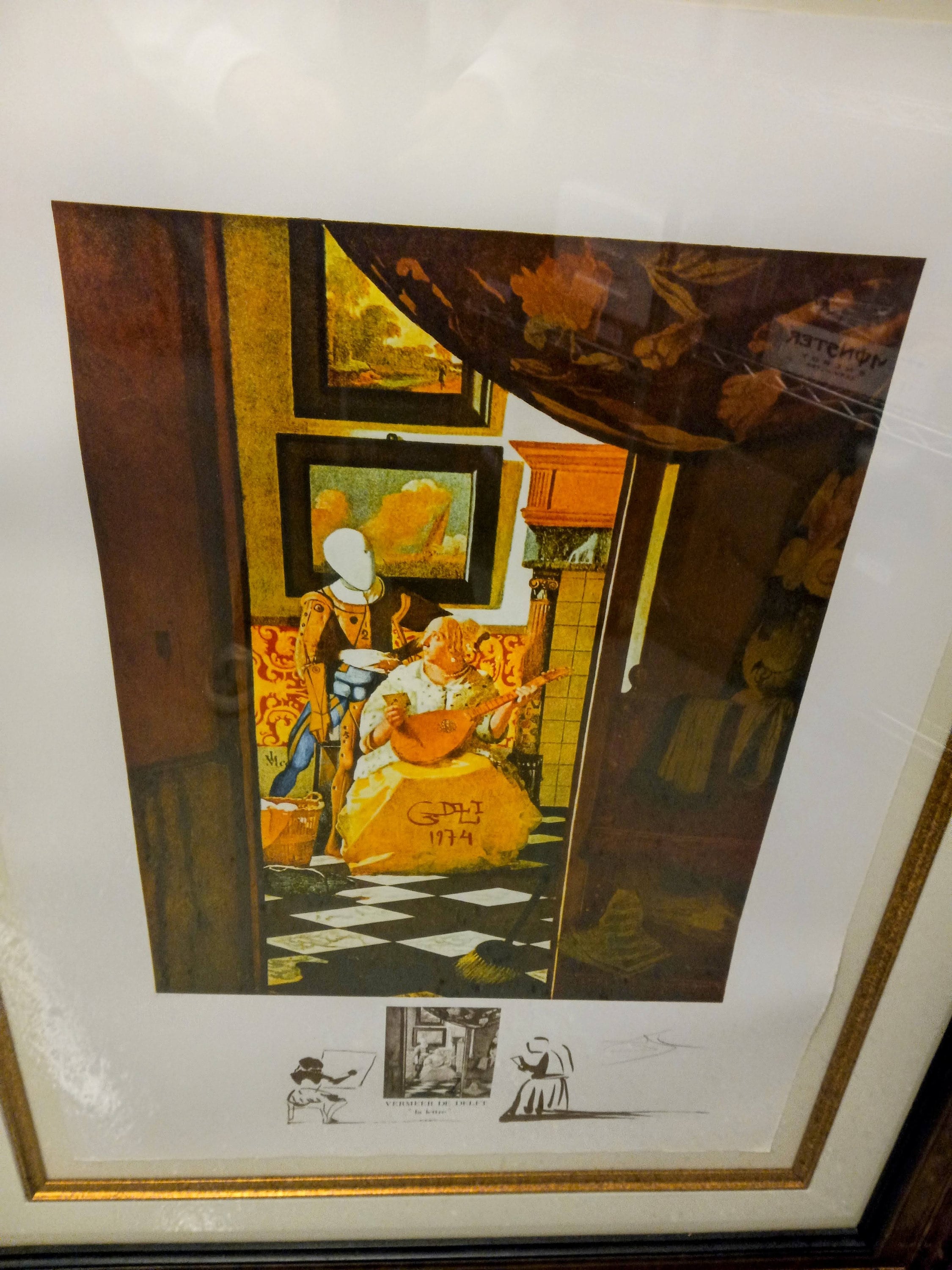 Salvador Dali 1904-1989 the Love Letters vermeer 1974 Limited Edition ...