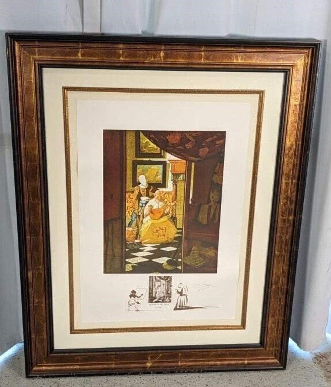 Salvador Dali 1904-1989 the Love Letters vermeer 1974 Limited Edition ...