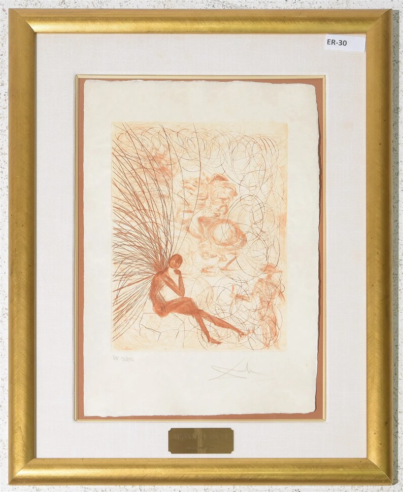 Salvador Dali napoleon and the Angels Artist Proof Limited of 50 Rare ...