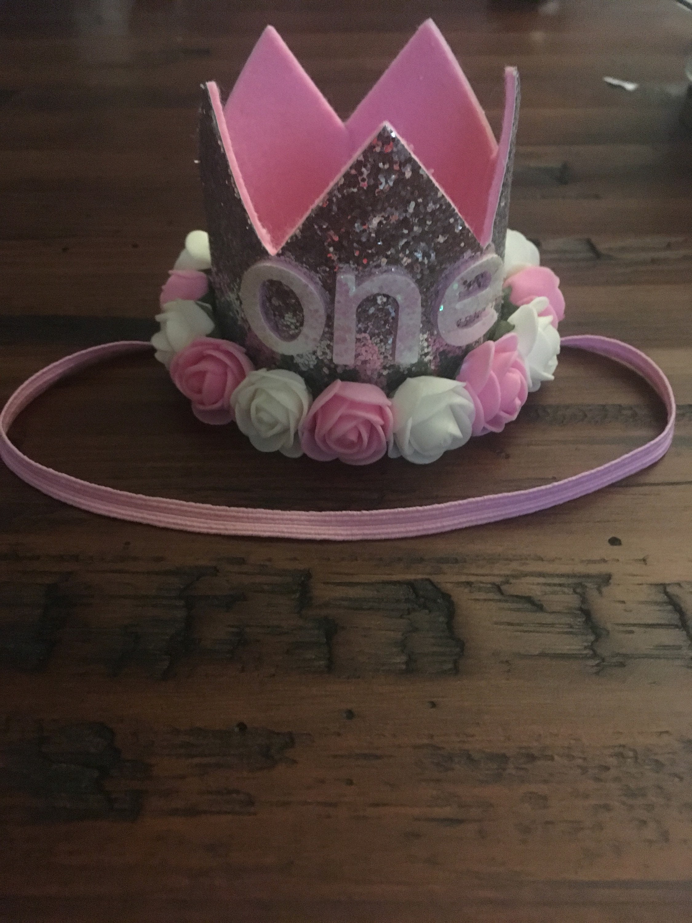 First Birthday Cake Smash Sparkle Crown - Etsy