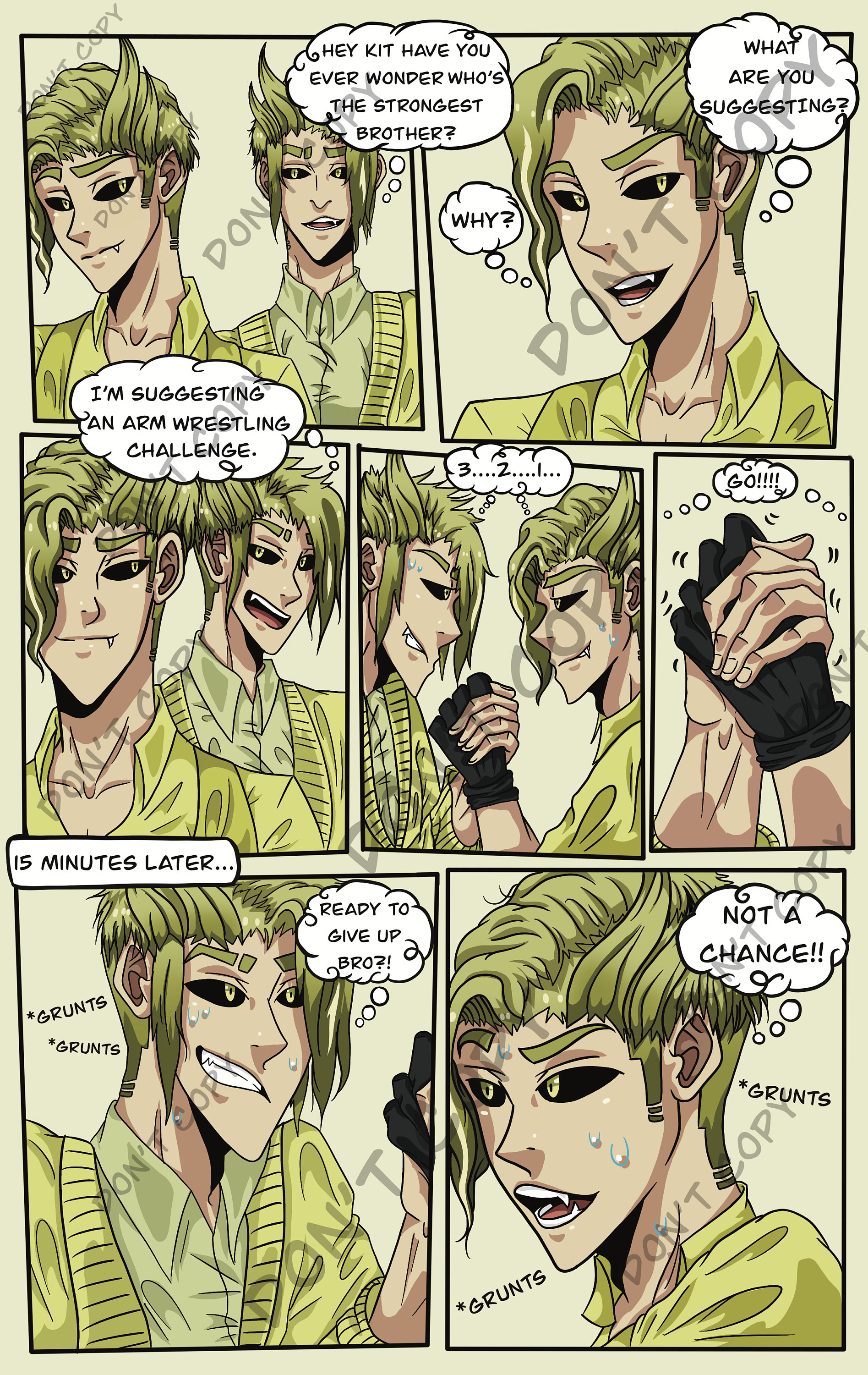 One Page Anime Comic Digital Download Png - Etsy