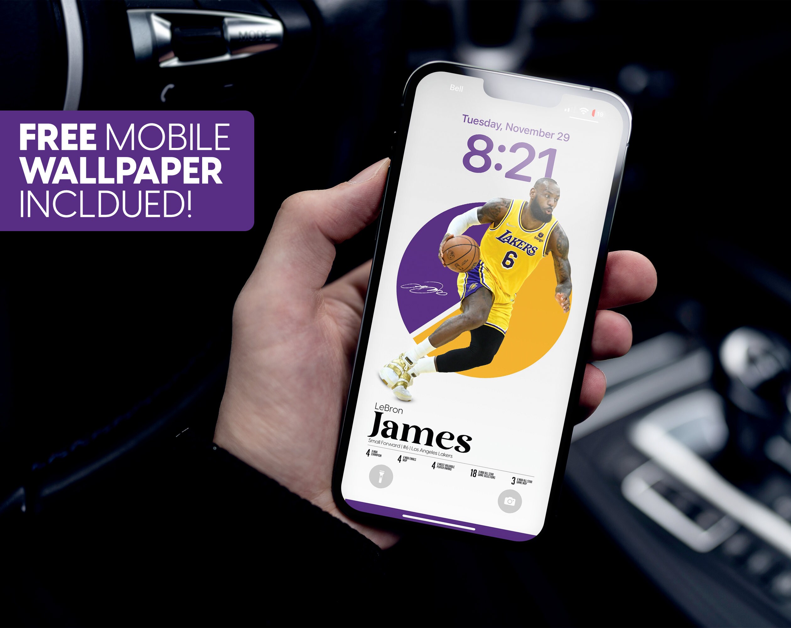 LeBron James Poster - Digital Download + FREE MOBILE WALLPAPER!