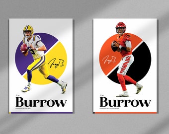Lsu Joe Burrow Poster - Etsy