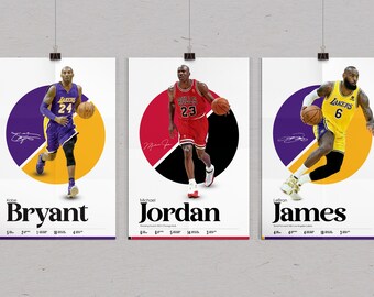 Nba Poster Wall - Etsy