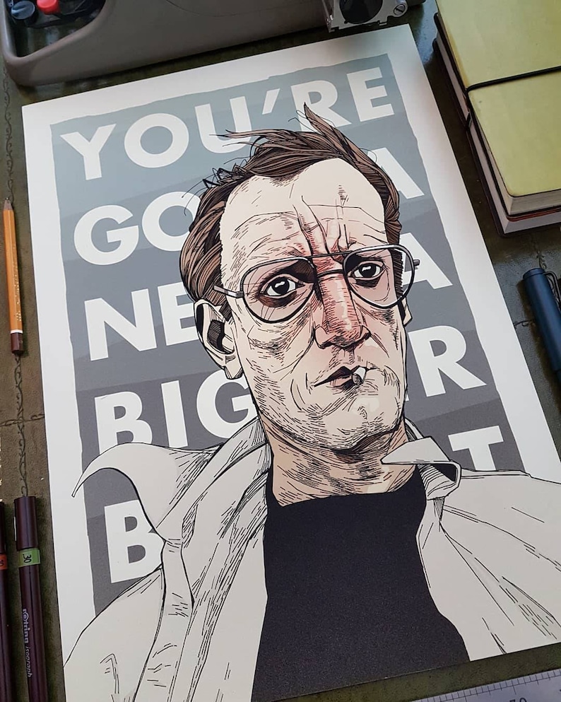 Roy Scheider as Chief Brody Jaws Art Print | Etsy