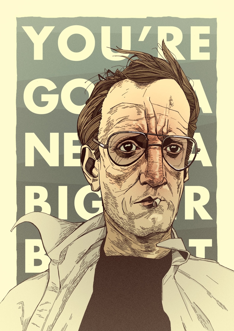 Roy Scheider as Chief Brody Jaws Art Print - Etsy
