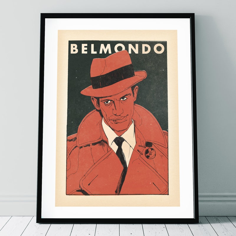 Belmondo Movie Poster - Etsy UK