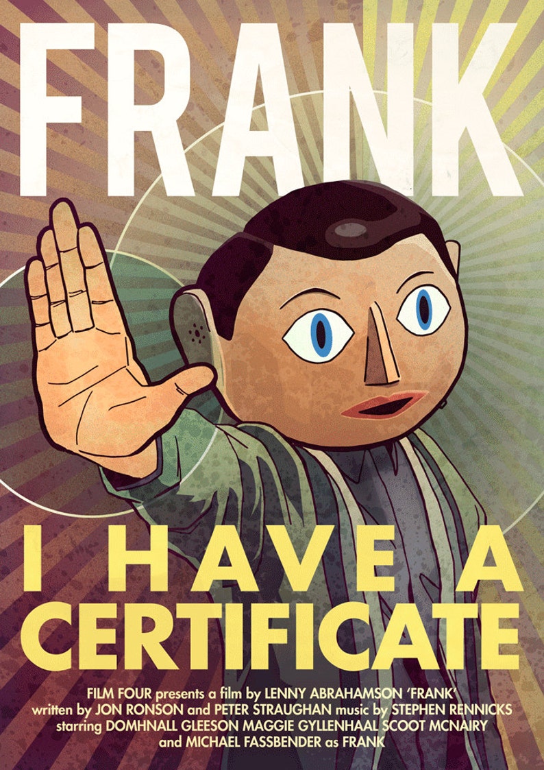 Frank Movie Poster - Etsy