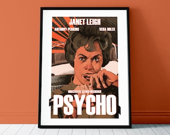 Historical Poster Print: Janet Leigh as Marion Crane in Alfred ...