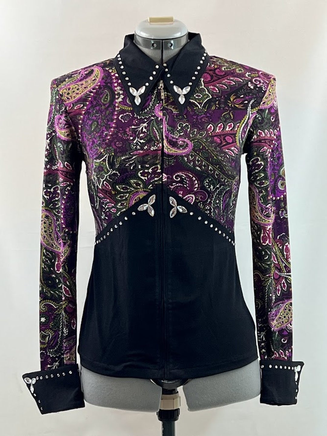 Western Show Pleasure Rail Shirt Jacket Clothes Showmanship ...