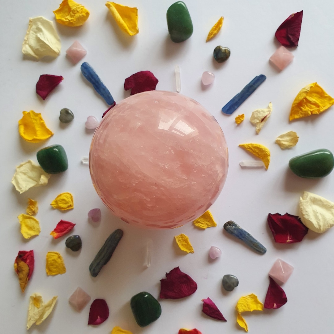 Mothers Day, Rose Quartz, Crystal Ball, Rose Quartz Sphere, Crystal ...