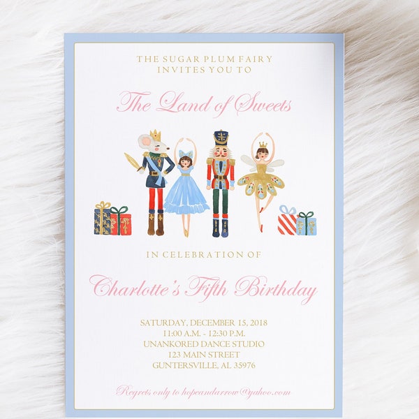 Nutcracker Invitation - Etsy