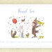 Curious George Thank You Card, Digital Thank You Card, Curious George ...