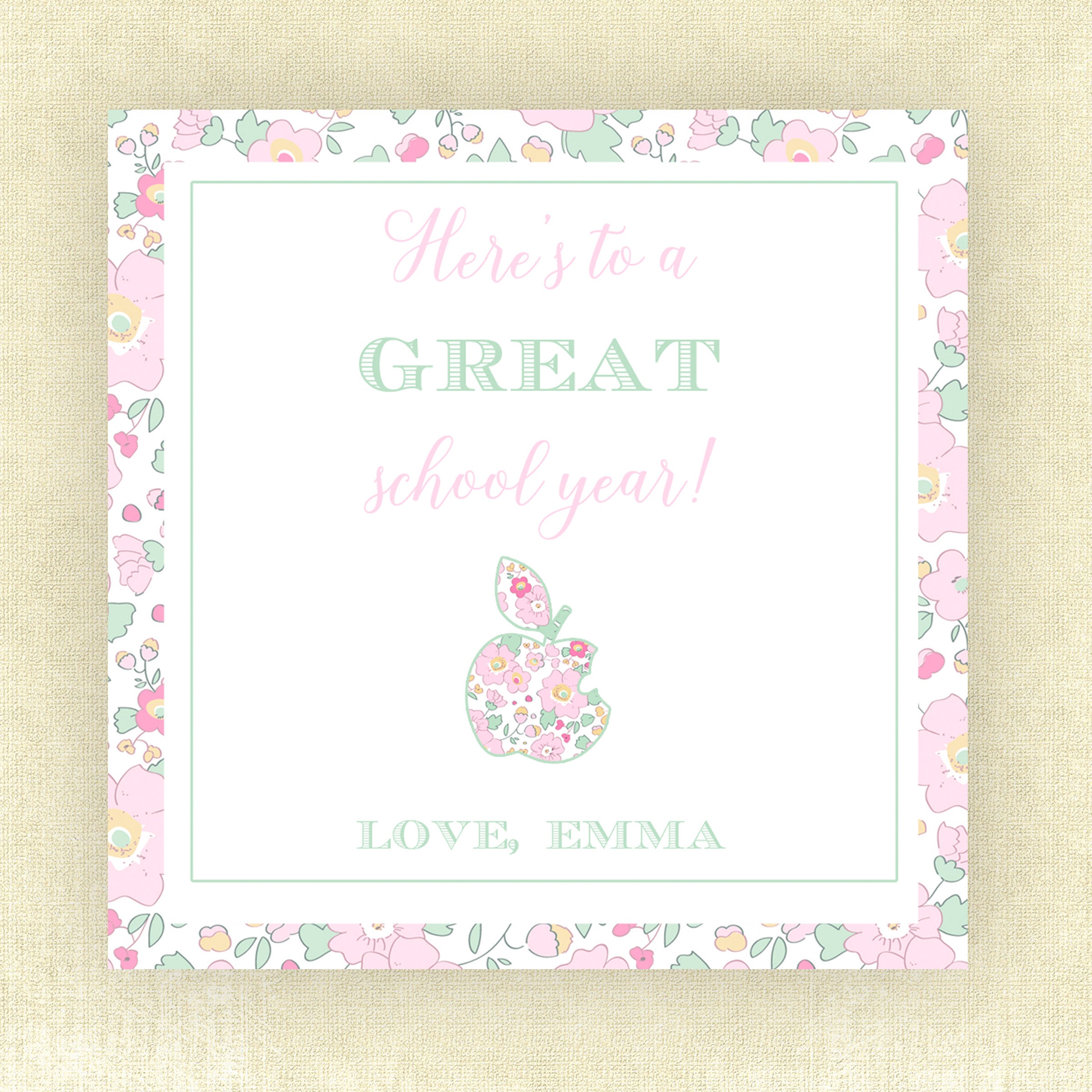 Watercolor Teacher Gift Tags, Teacher Gift Tag, Back to School Gift ...