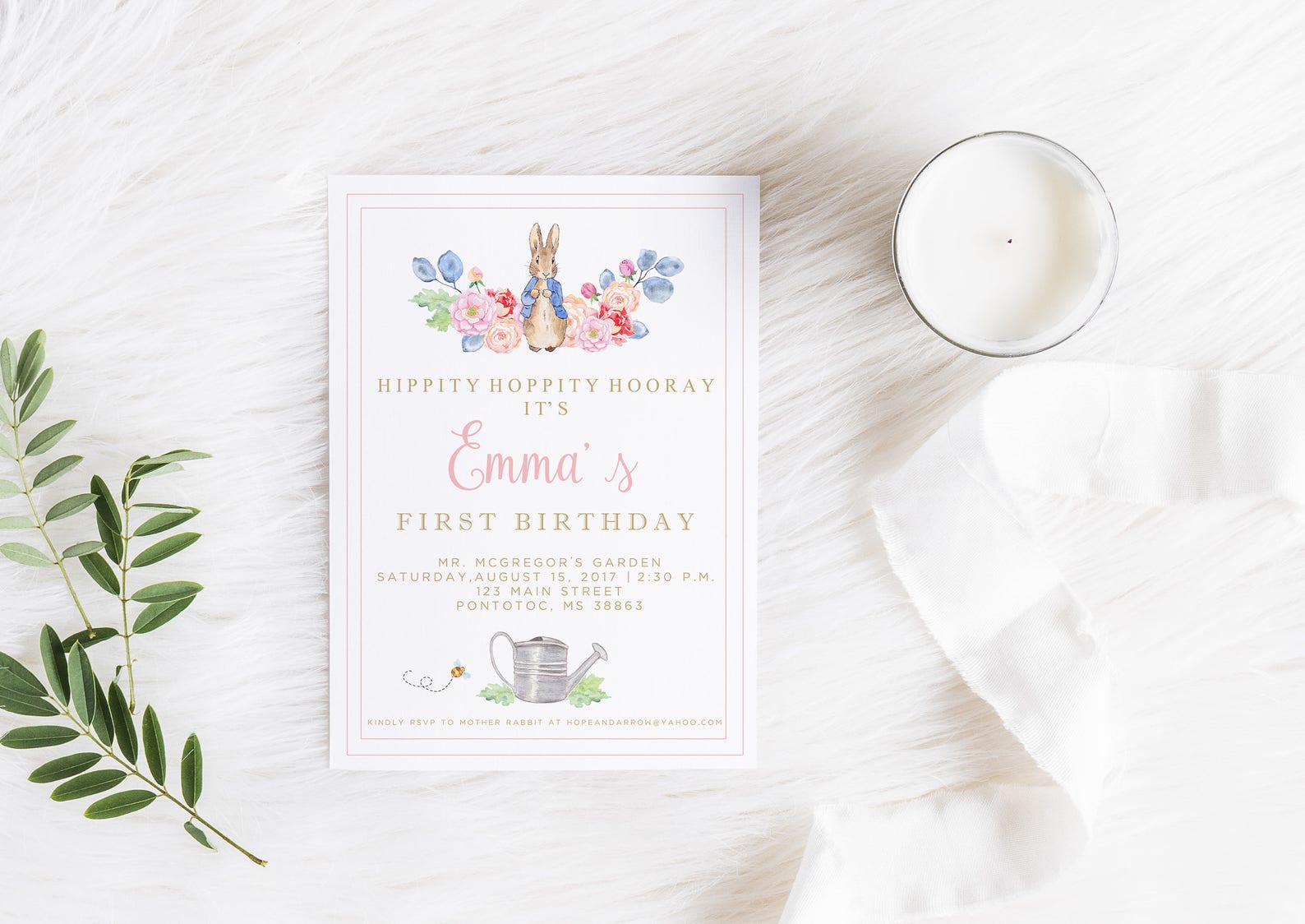 Peter Rabbit Birthday Invitation Peter Rabbit Invitation - Etsy