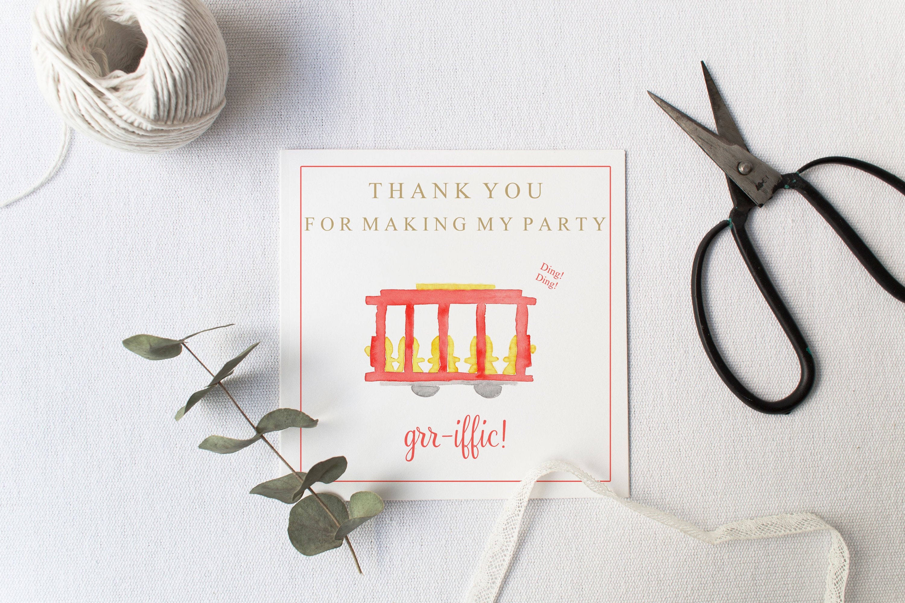 Daniel Tigers Neighborhood Thank You Cards