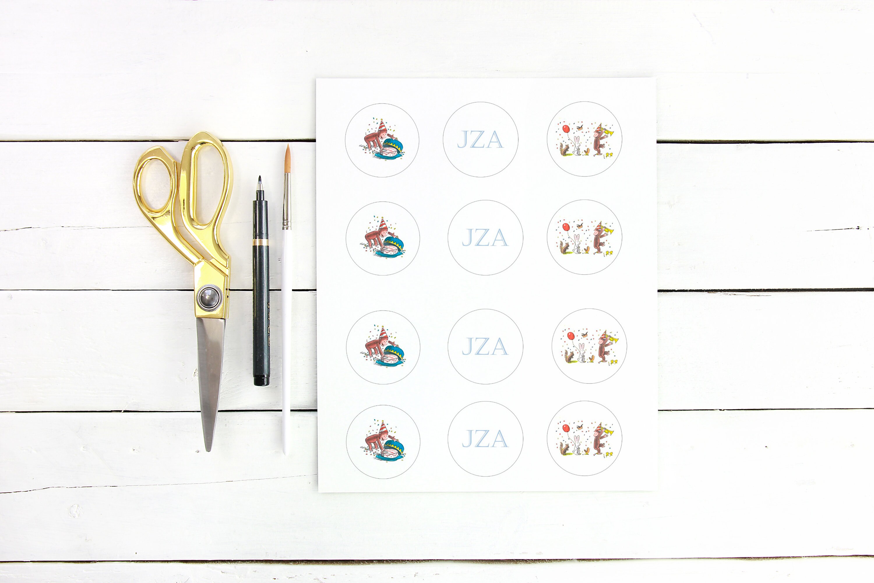 Curious George Thank You Card Digital Thank You Card Curious - Etsy