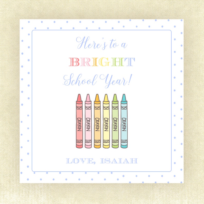 Watercolor Teacher Gift Tags, Teacher Gift Tag, Back to School Gift ...