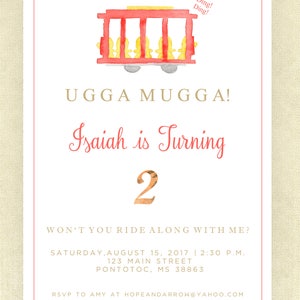 Daniel Tiger, Daniel Tiger Party, Daniel Tiger Invitation, Invitation ...