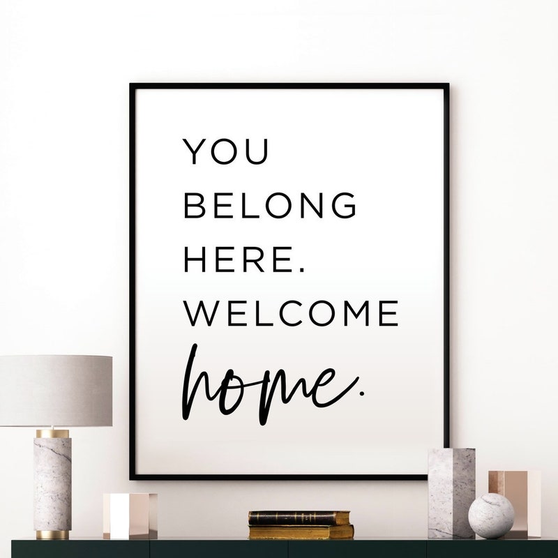 Welcome Home Sign - Etsy
