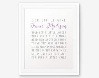 Little girl poems | Etsy
