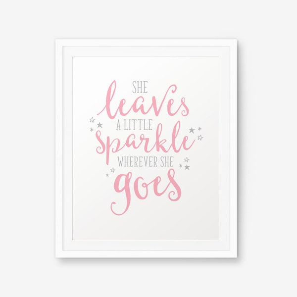 She Leaves a Little Sparkle Wherever She Goes - Etsy