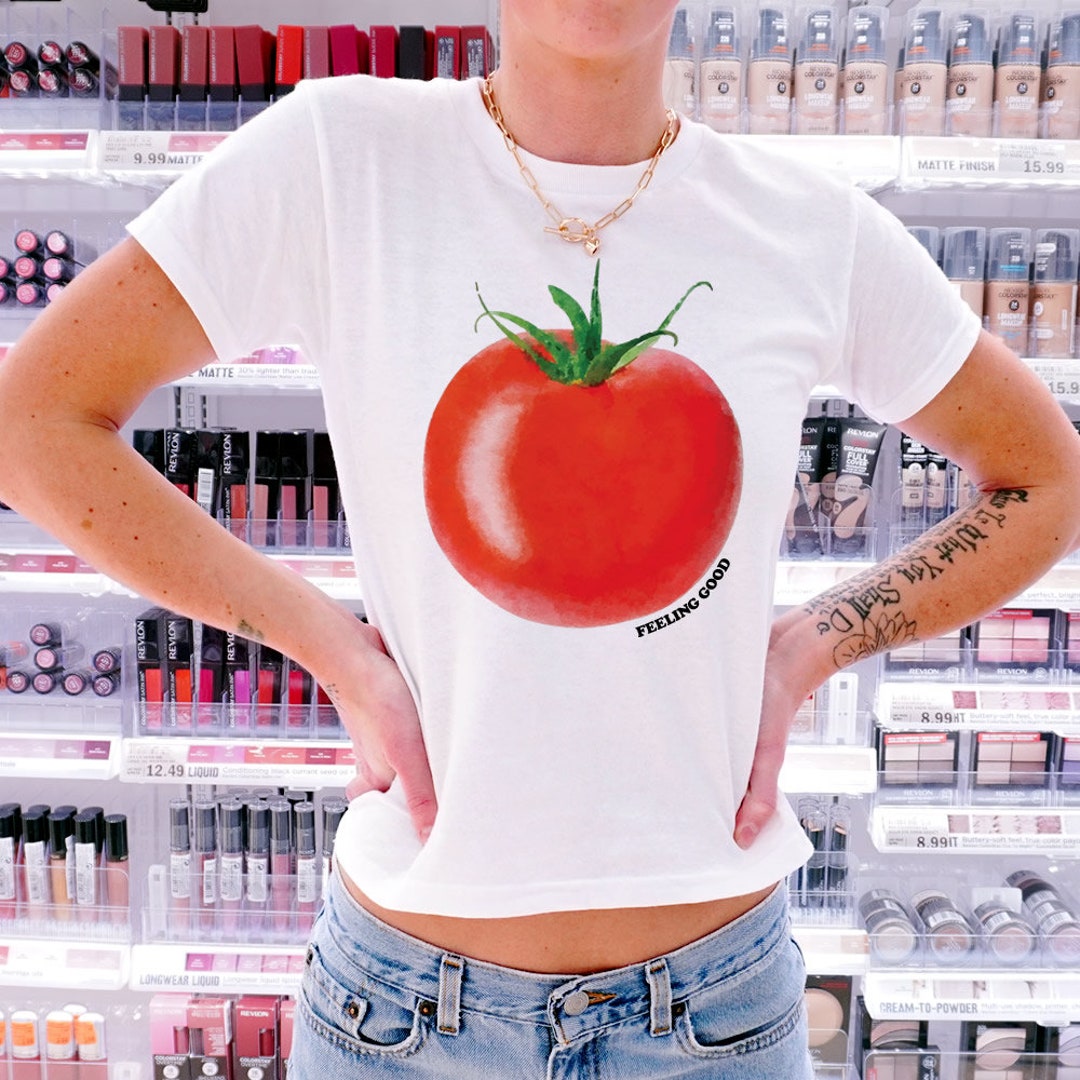 Tomato Baby Tee, Feeling Good Tomato Baby Tee, Funny Tee, Women's ...