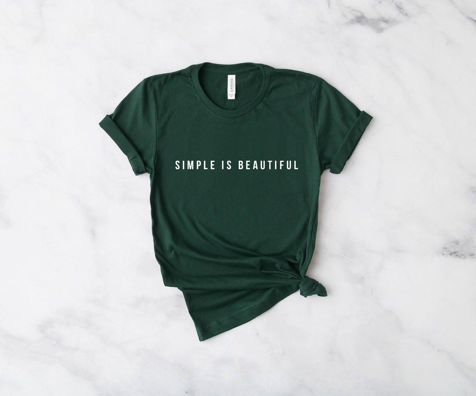 Simple is Beautiful Shirt Shirt With Saying Inspirational - Etsy
