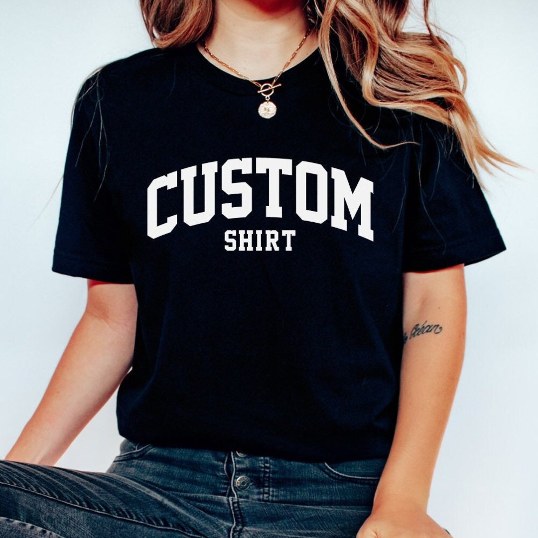 Custom Varsity T-shirt Comfort Colors T-shirt Custom School - Etsy