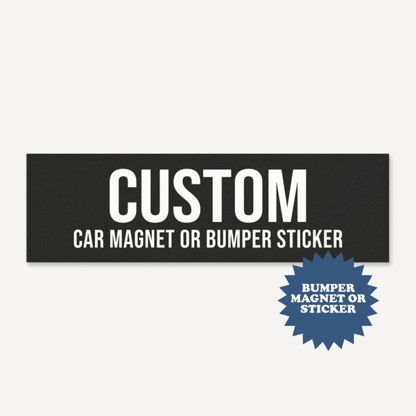 Bumper Sticker - Etsy