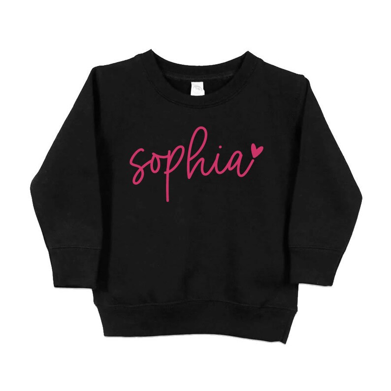 Custom Name Sweatshirt Personalized Girls Sweatshirt - Etsy