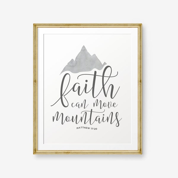 Faith Print - Etsy