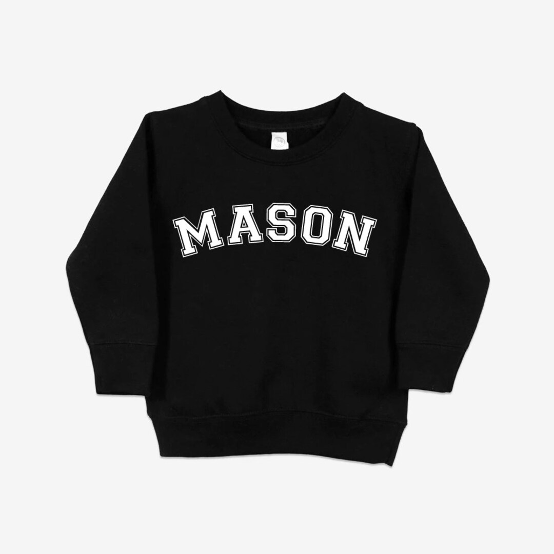 Personalized Name Toddler Sweatshirt Etsy Personalized Name Toddler Sweatshirt Etsy