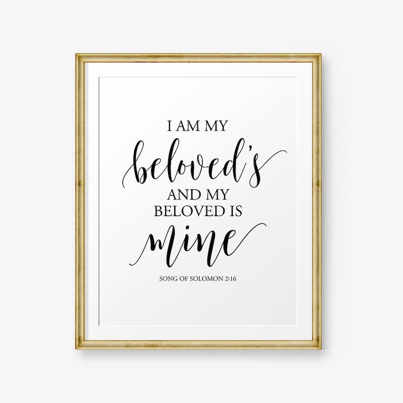 My Beloved is Mine - Etsy