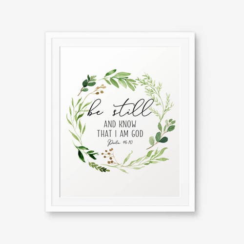 Isaiah 43:2 I Will Be With You Bible Verse Wall Art Printable | Etsy