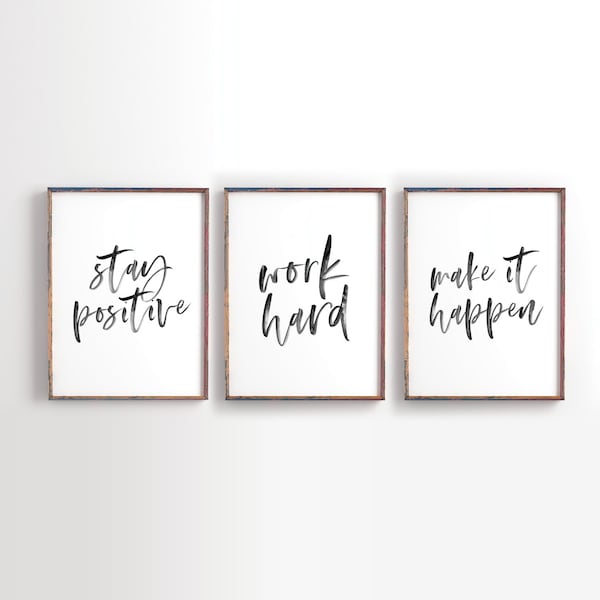 Work Hard Print - Etsy
