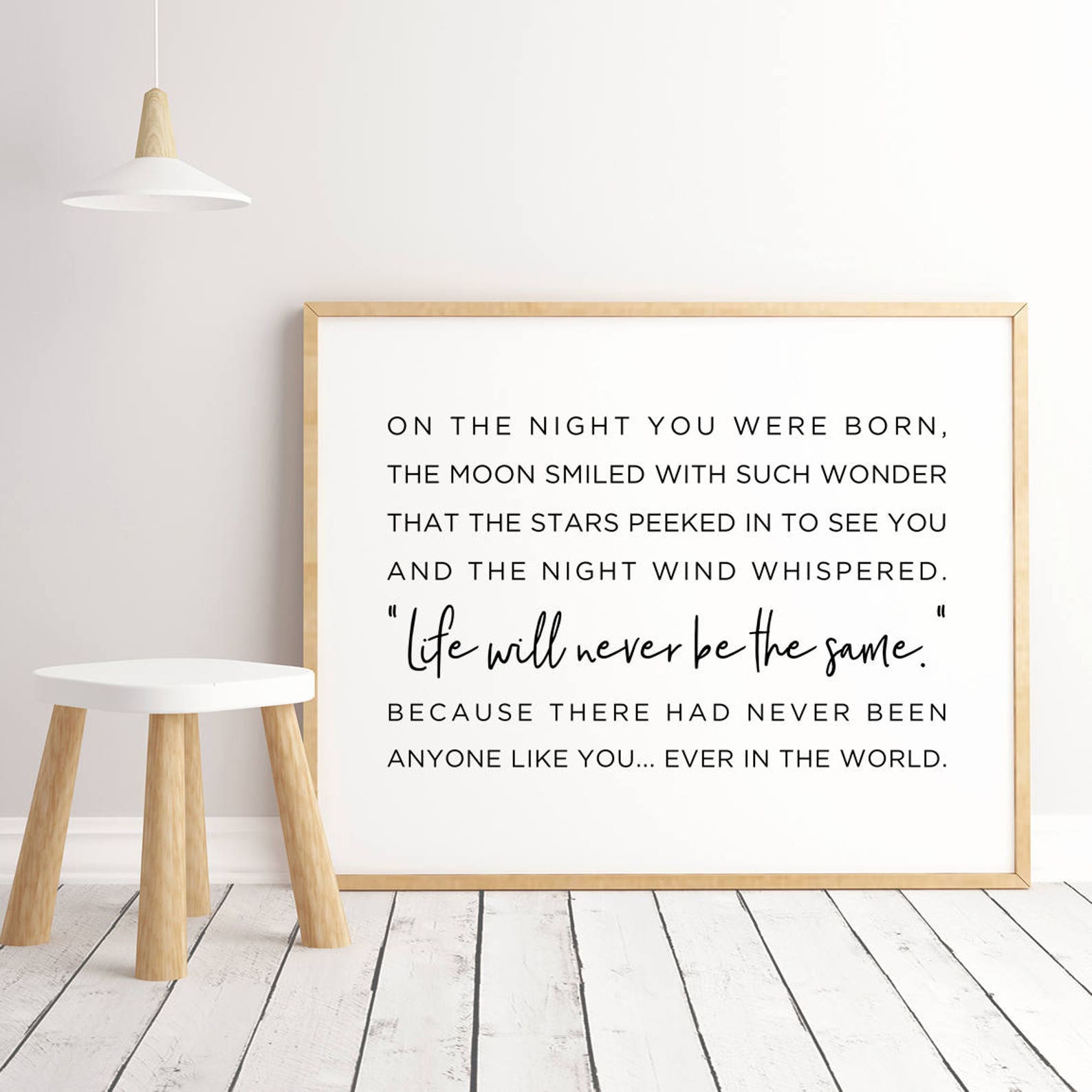 On the Night You Were Born Printable Newborn Baby Gift Baby - Etsy Canada