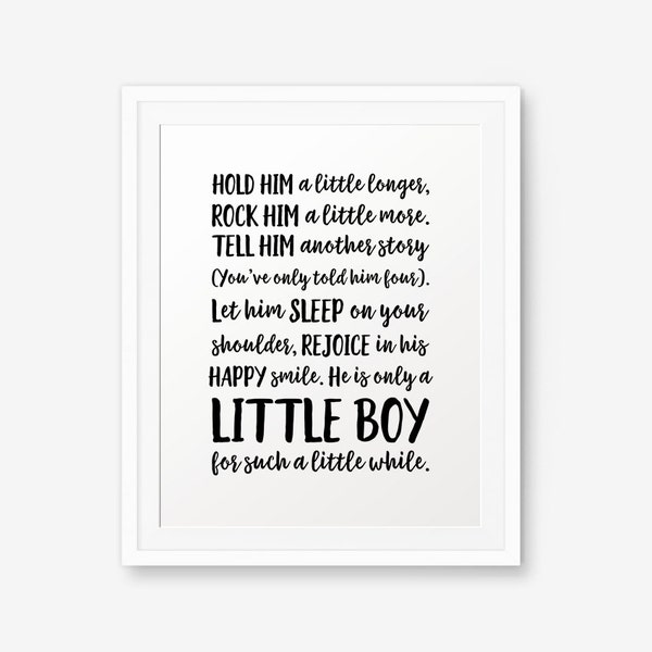 Little Boy Sign - Etsy