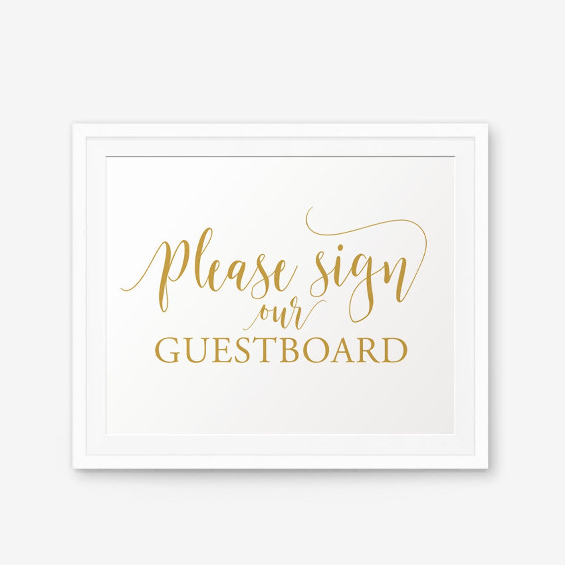 Wedding Guestboard Sign Printable Please Sign Our Guestboard | Etsy