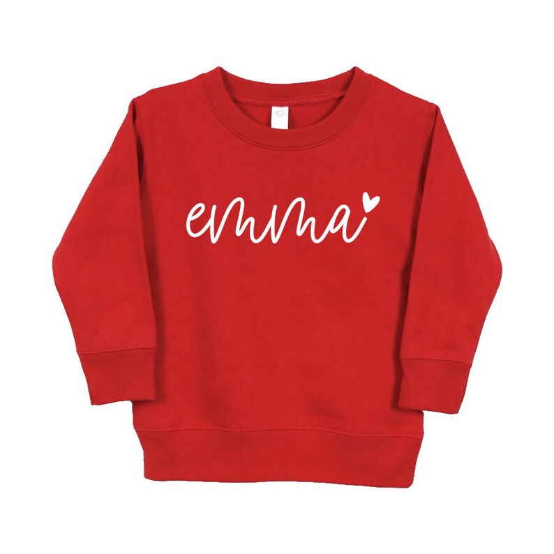 Custom Name Sweatshirt Personalized Girls Sweatshirt - Etsy