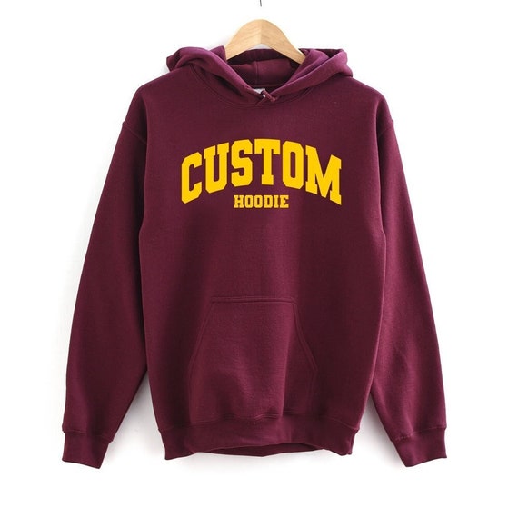 Custom Hoodie College Letters Hoodie Vintage Hoodie Retro - Etsy