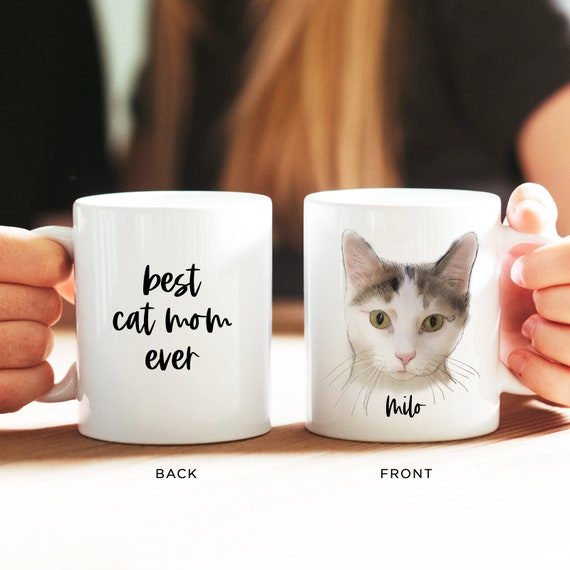 Custom Cat Mug Custom Pet Photo Mug Personalized Pet Mug | Etsy