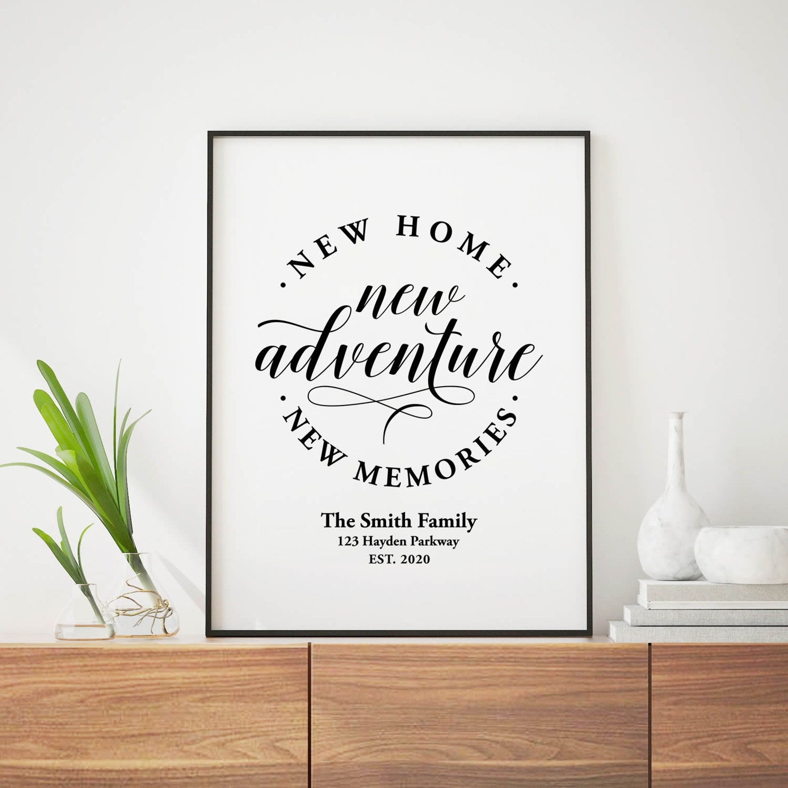 Personalized New Home New Adventure New Memories Printable - Etsy