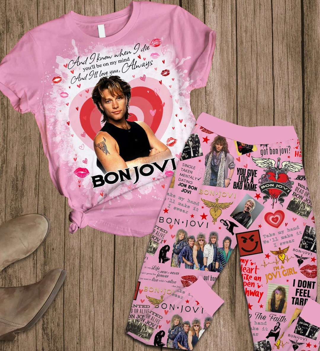 Bon Jovi Pajamas Set Bon Jovi Pajamas Set Gift - Etsy