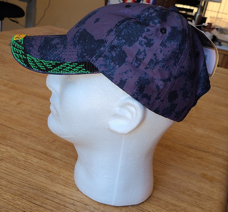 Native American (ojibwe) Beaded Pendleton Cap - Etsy