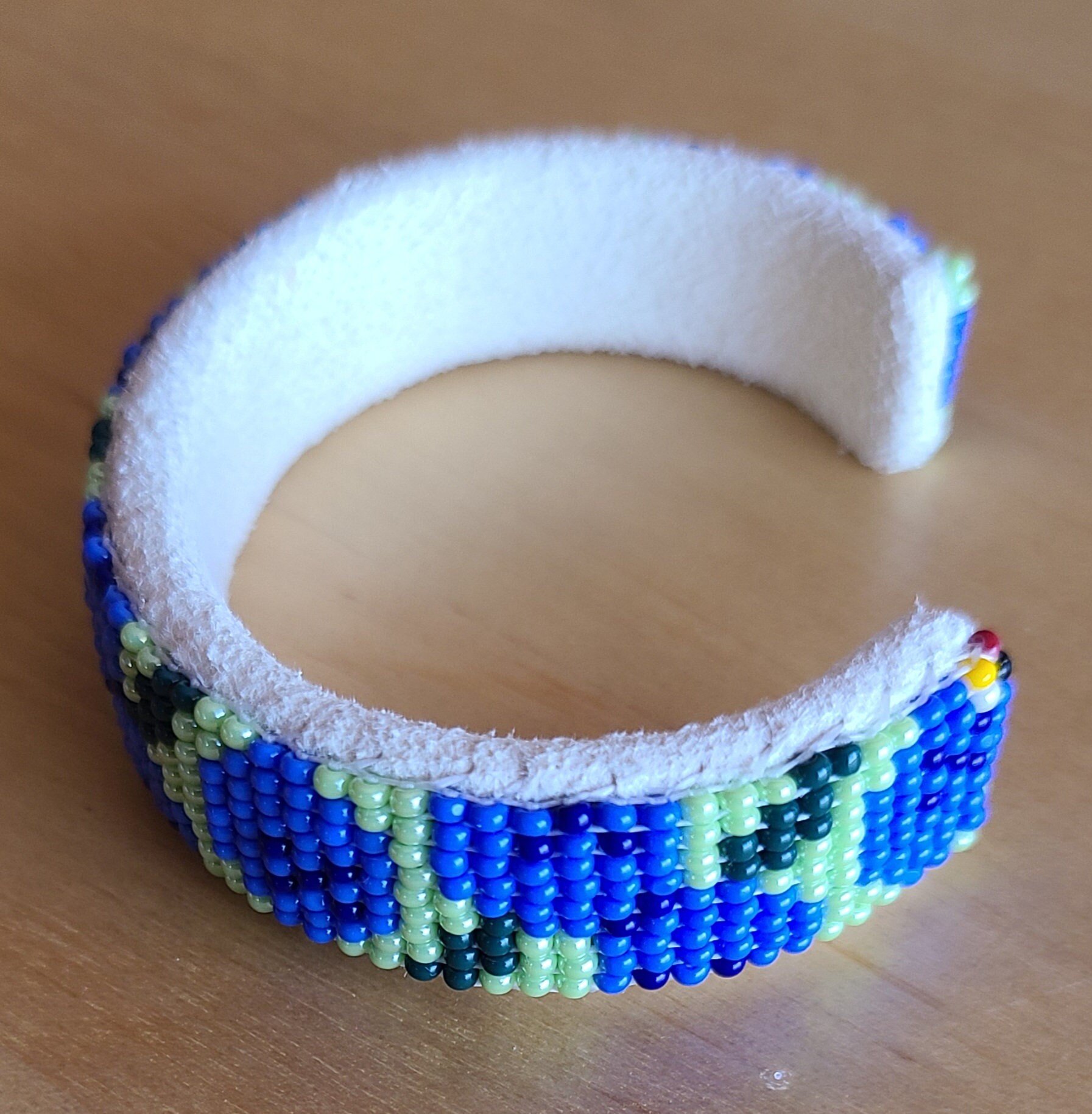 Native American (ojibwe) Minaan (blueberries) Beaded Bracelet - Etsy