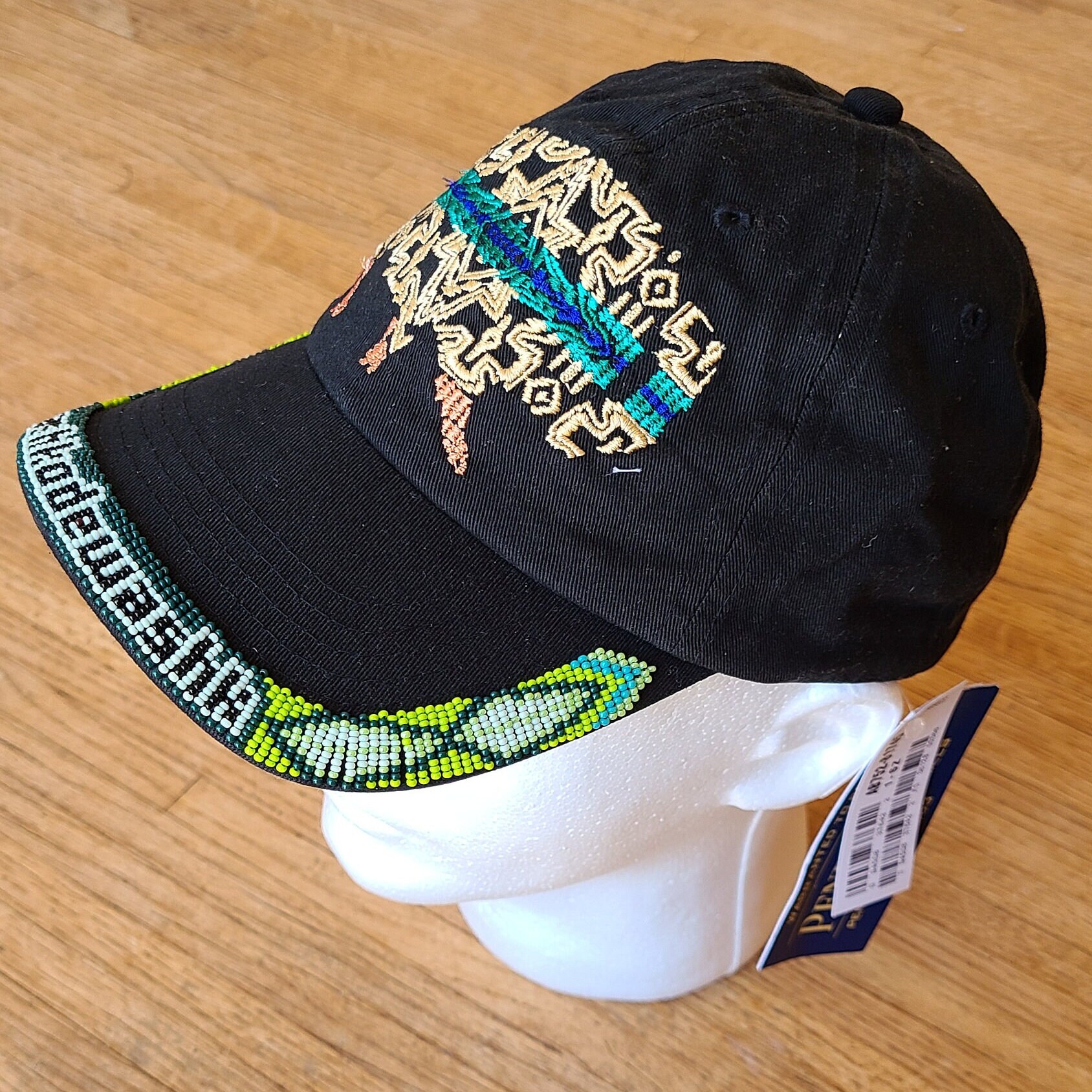 Native American ojibwe Beaded Pendleton Bison Cap - Etsy