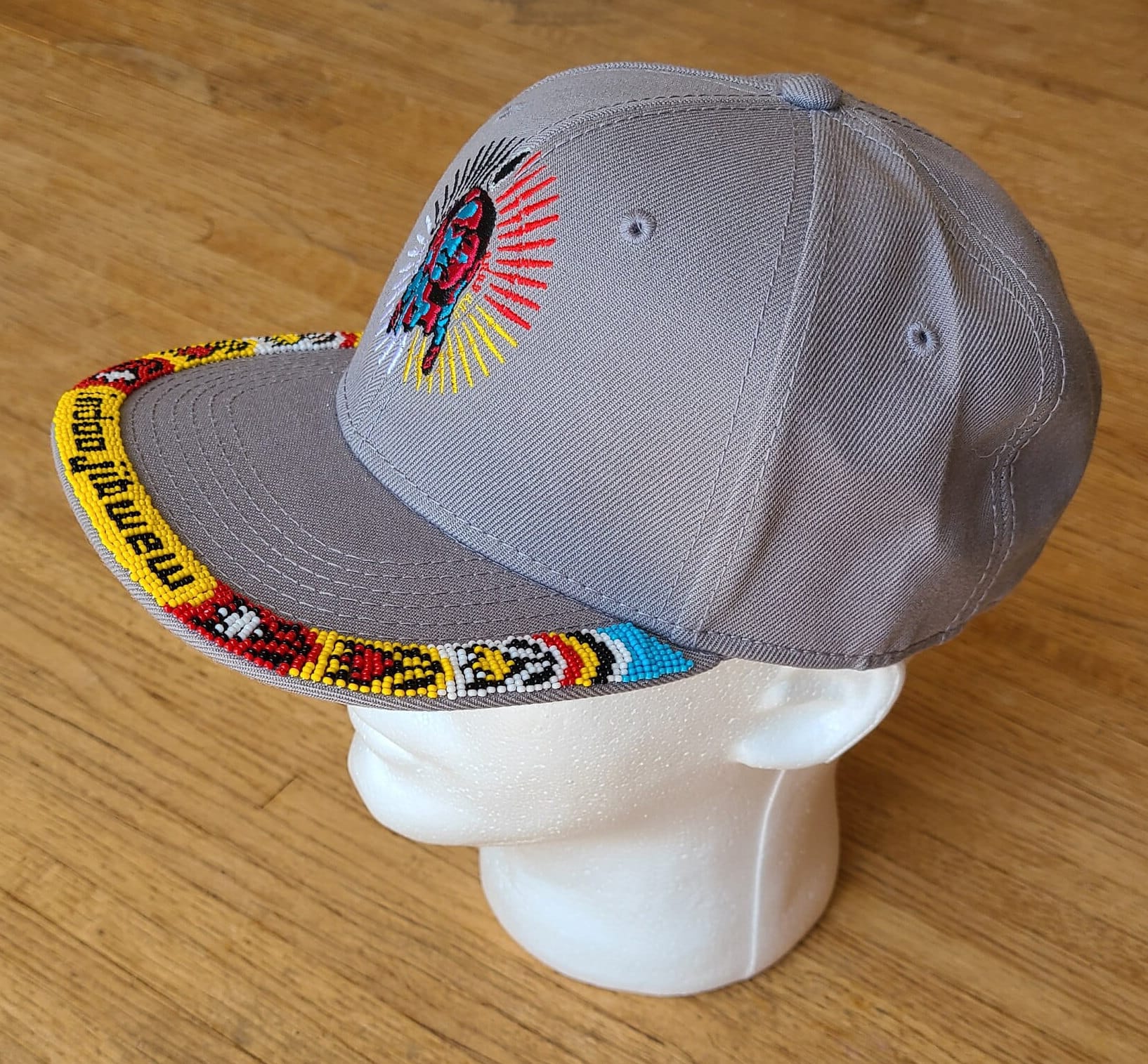 Native American (ojibwe) Beaded Cap - Etsy