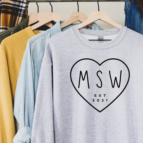 MSW Graduation Gift MSW Student Social Worker Shirt - Etsy
