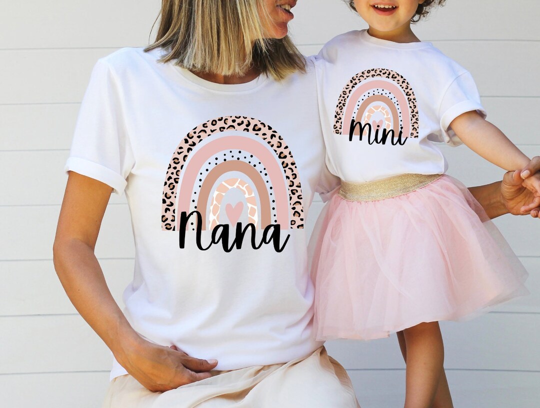Matching Nana and Shirts, Boho Nana Shirt, Grandmother and ...